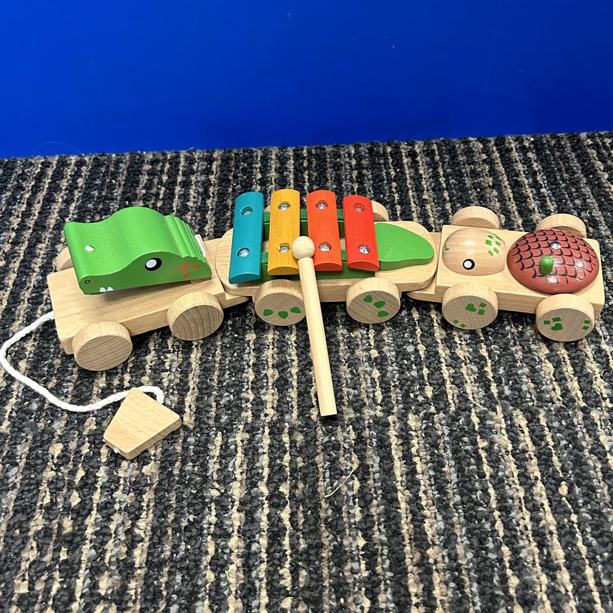 EverEarth Pull Along Musical Crocodile