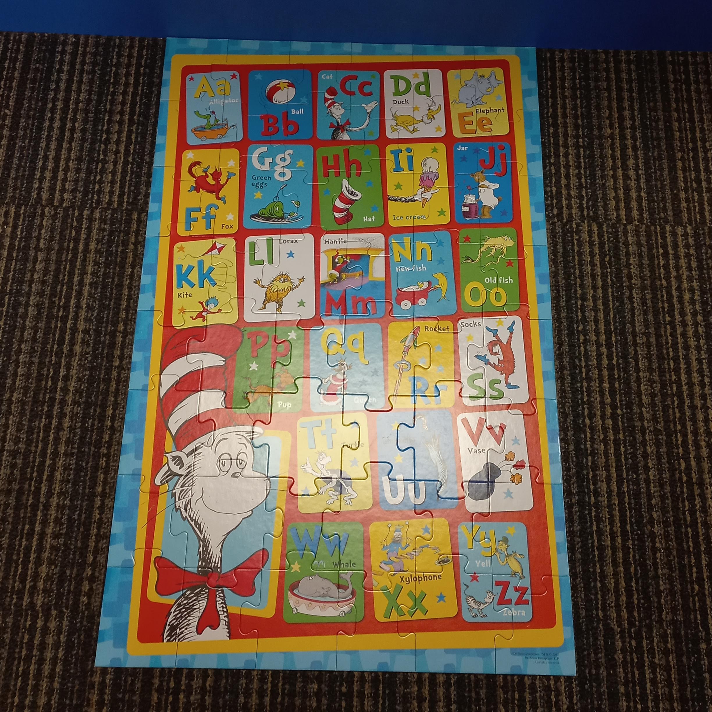 Dr Seuss Learn Your ABC`s Puzzle