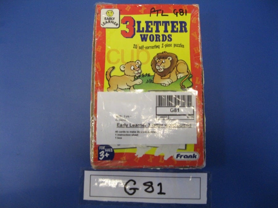 Early Learner 3 Letter Word Puzzle Early Learner 3 Letter Word Puzzle