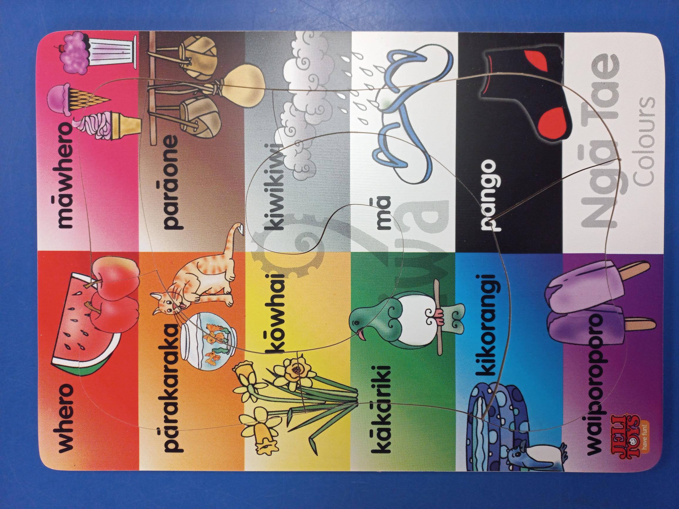 Ngā Tae - Colours Jigsaw
